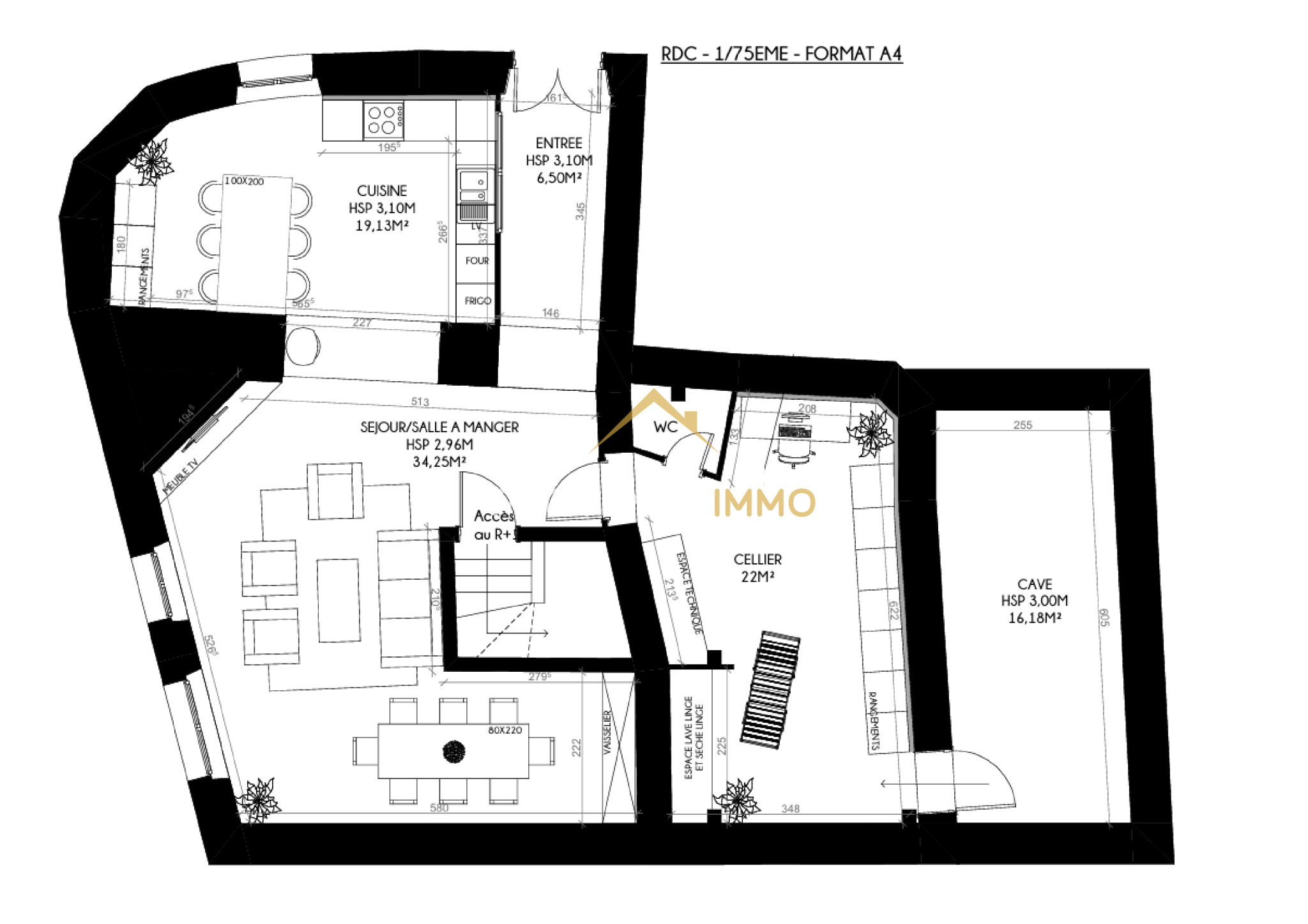 Usage mixte - Maison de ville de 245 m2 totalement rénovée | Réseau ...