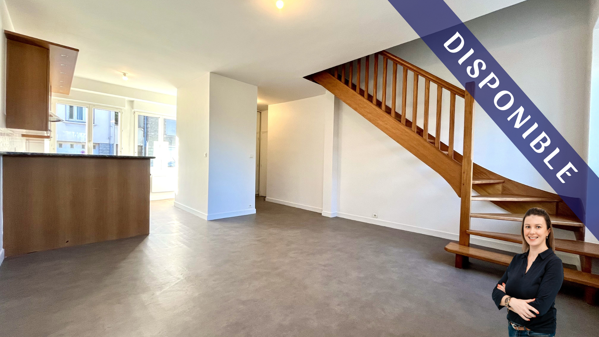 Appartement T3 Duplex de 59 m² - Route de Pont l'abbé | Réseau Expertimo