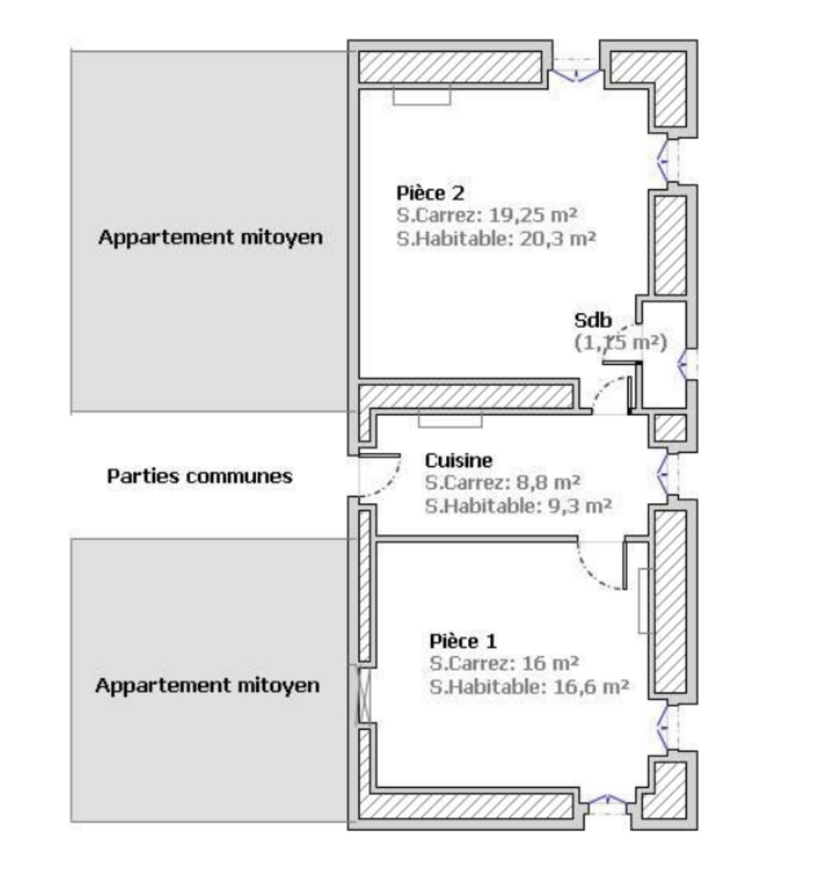 Appartement T2 à rénover entièrement- fort potentiel | Réseau Expertimo